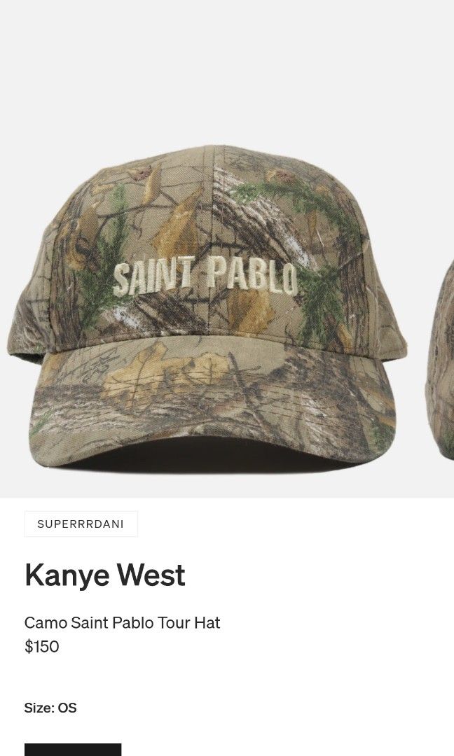 Saint Pablo Real Tree x Kanye West, Men's Fashion, Watches ...