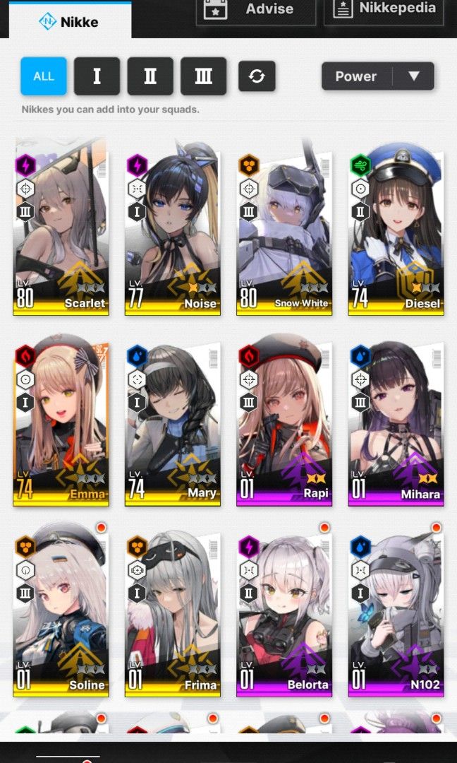 Scarlet Nikke Account 9 SSR, Video Gaming, Gaming Accessories, Game ...