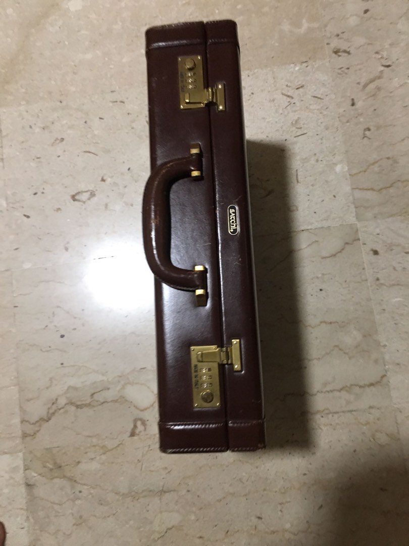 Vintage SATCHI leather briefcase, Luxury, Bags & Wallets on Carousell