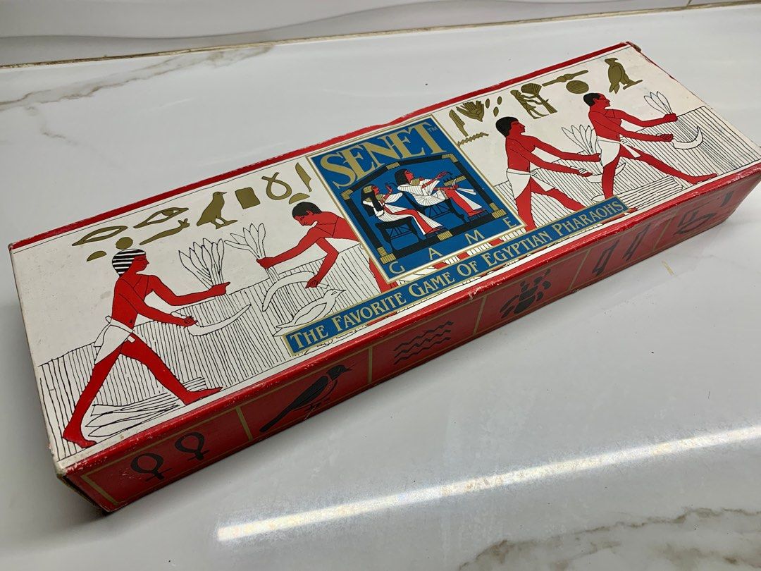 SENET BOARD GAME - AN ANCIENT EGYPTIAN BOARD GAME | WOODEN SENET GAME ...