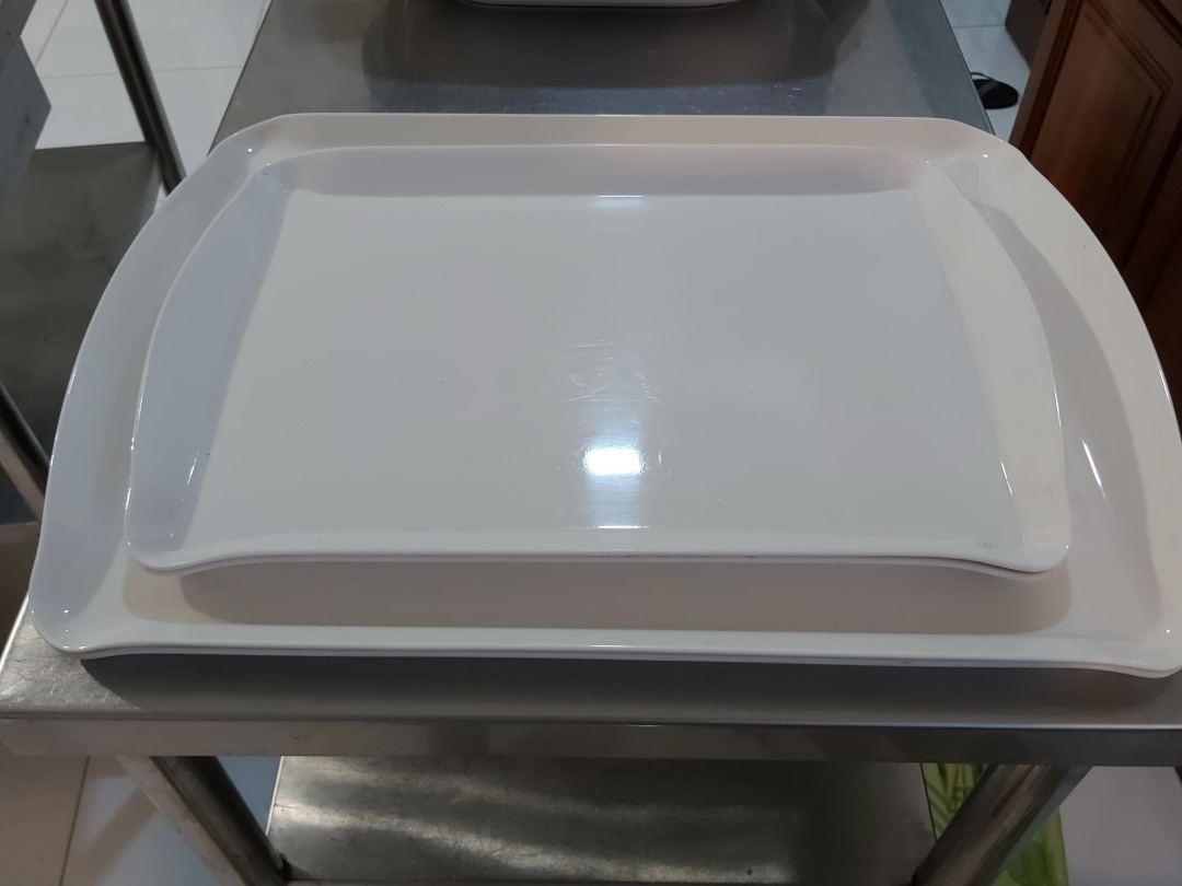 SET OF MELAMINE TRAYS, Furniture & Home Living, Kitchenware & Tableware ...