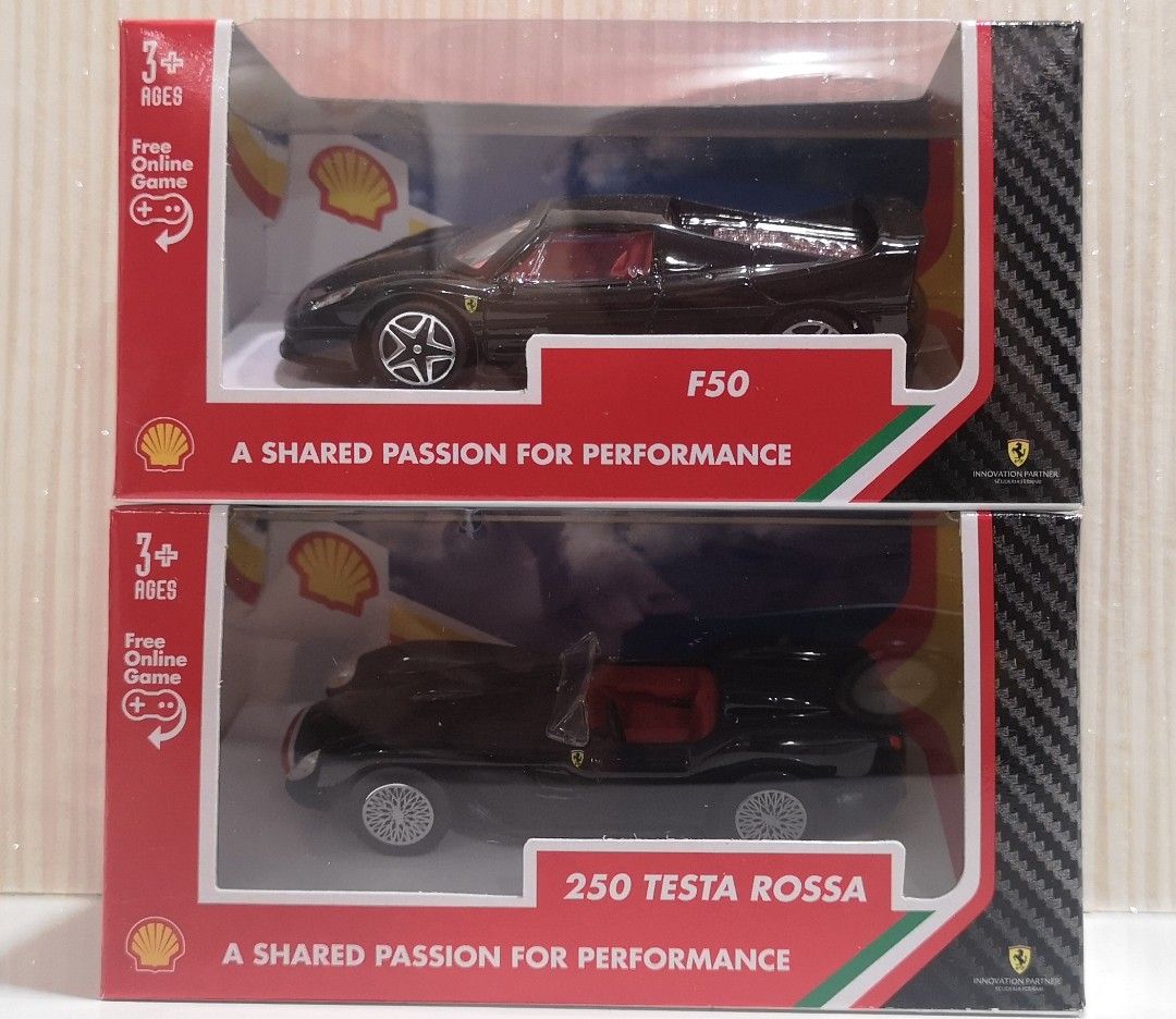 SHELL ~ Ferrari Car Collection Year 2019, Hobbies & Toys, Toys & Games ...