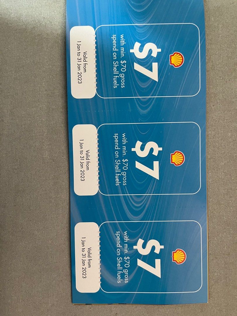 Shell Petrol Voucher, Tickets & Vouchers, Vouchers on Carousell