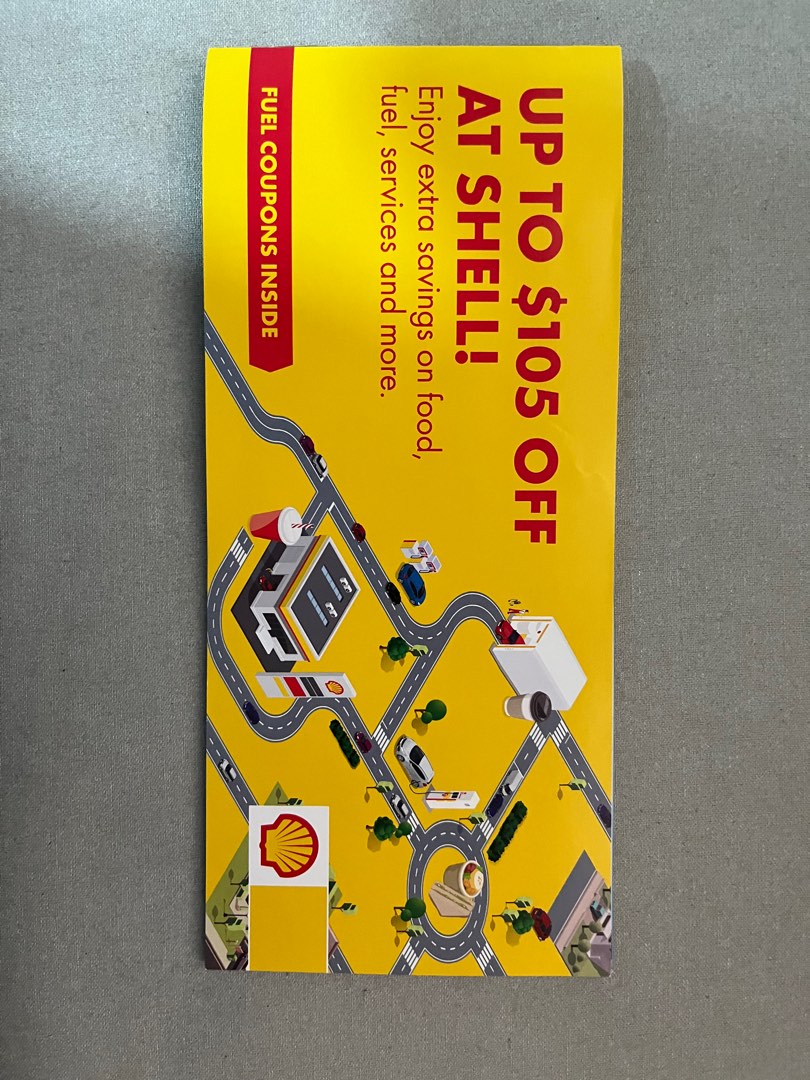 Shell Petrol Voucher, Tickets & Vouchers, Vouchers on Carousell