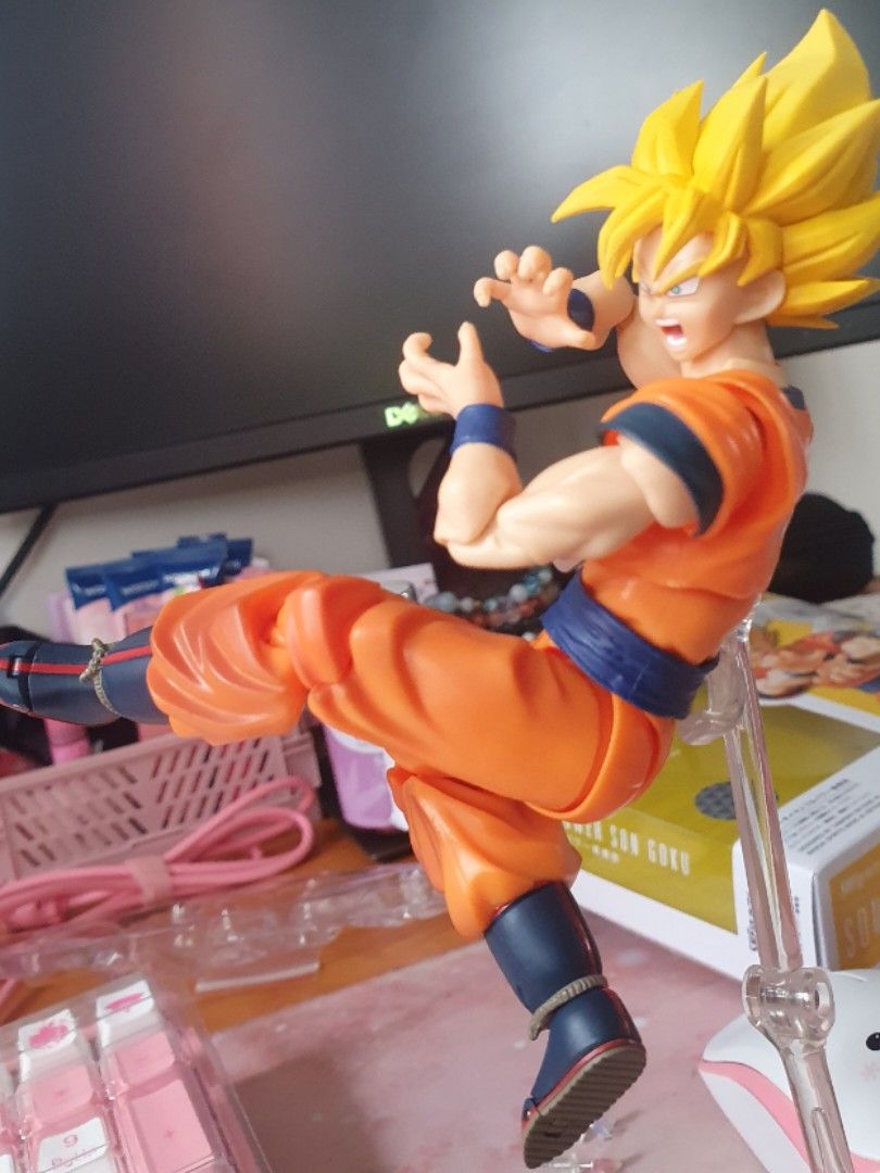 Shf Fullpower super sayian goku with bootleg ui omen head, Hobbies ...