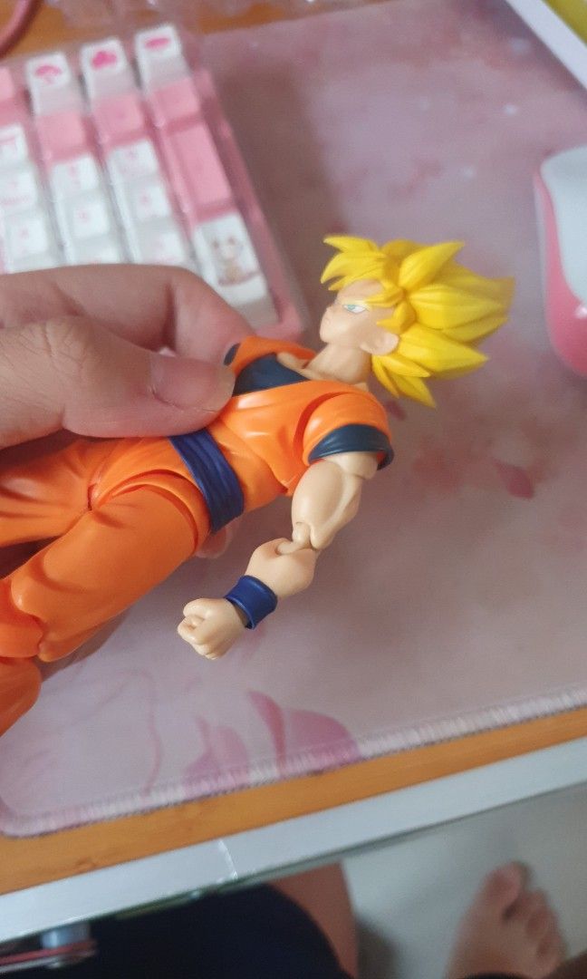 Shf Fullpower super sayian goku with bootleg ui omen head, Hobbies ...