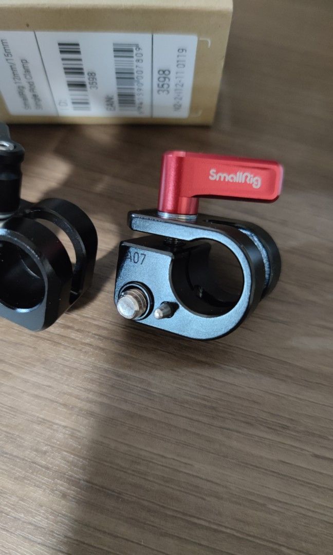 SmallRig 15mm Single Rod Clamp 3598/3276, Photography, Photography ...
