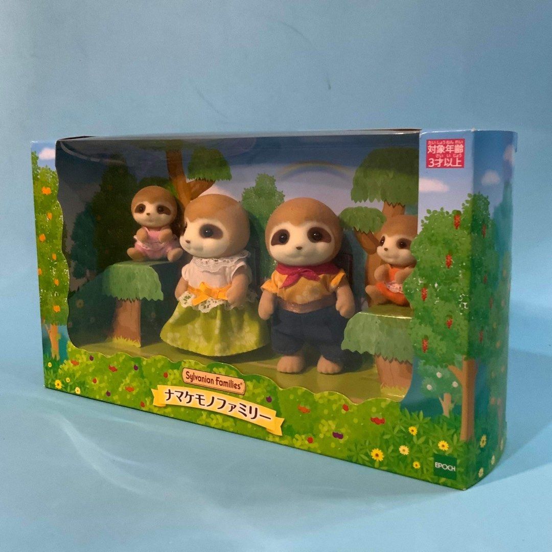 Snuggly Sloth Family Sylvanian Families, Hobbies & Toys, Toys & Games ...