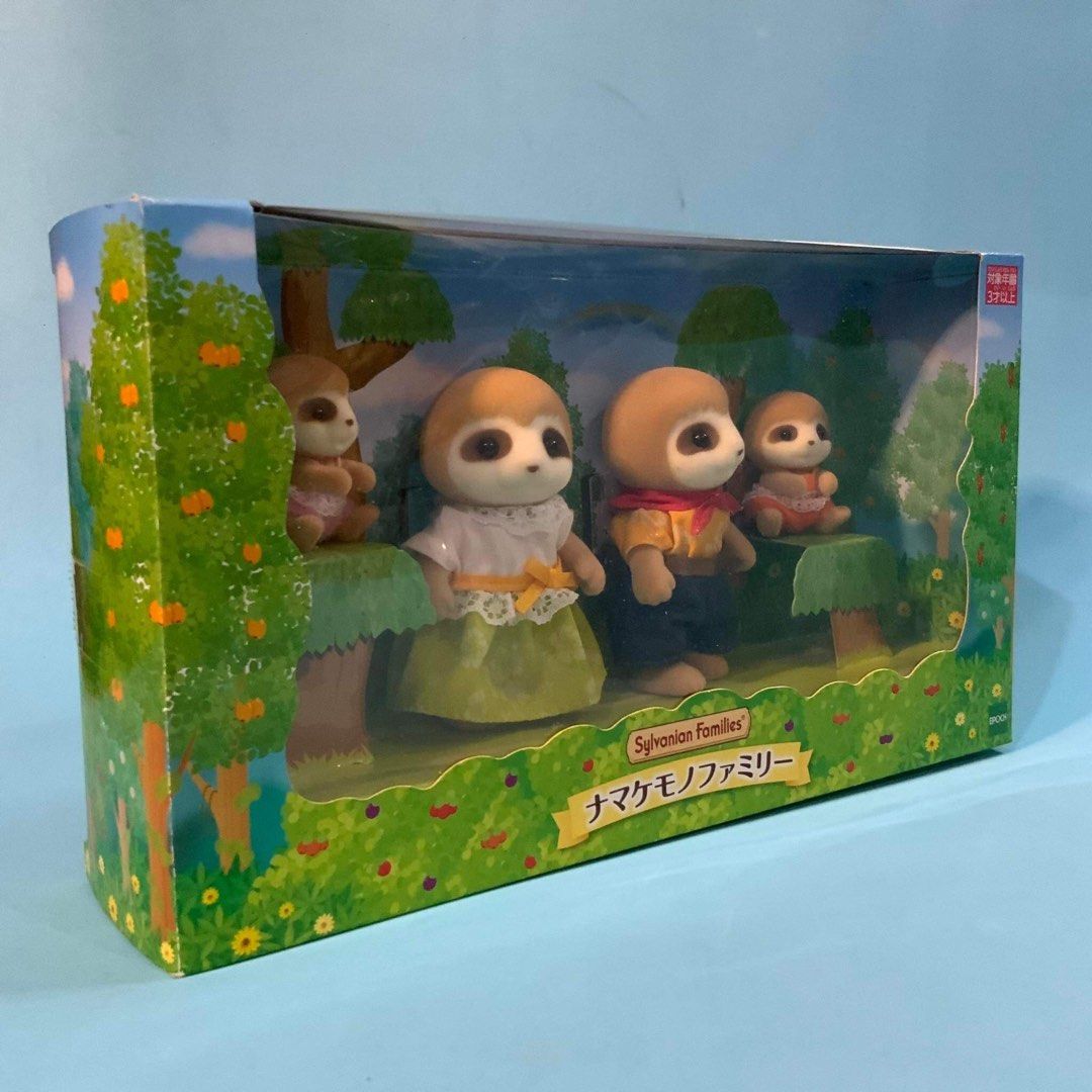 Snuggly Sloth Family Sylvanian Families, Hobbies & Toys, Toys & Games ...