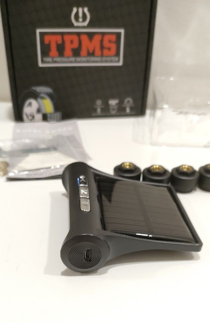 Solar TPMS Tire Pressure Measuring System (External Tyre Sensors ...