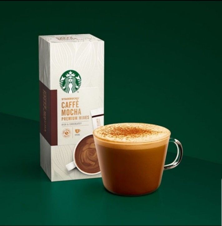 STARBUCKS Premium Coffee Mix - Mocha, Food & Drinks, Beverages on Carousell