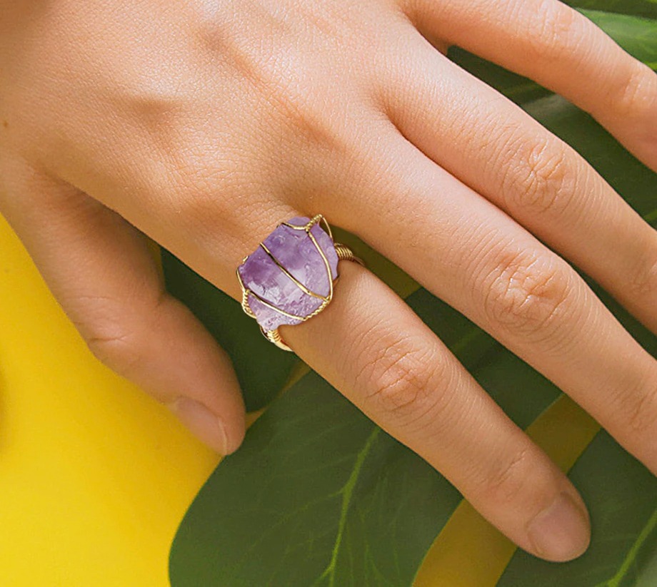 Stone Age: Crystal Stone Rings, Luxury, Accessories on Carousell