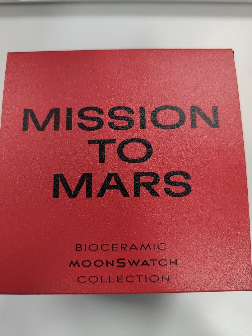 Swatch moon watch moon Mars, Luxury, Watches on Carousell