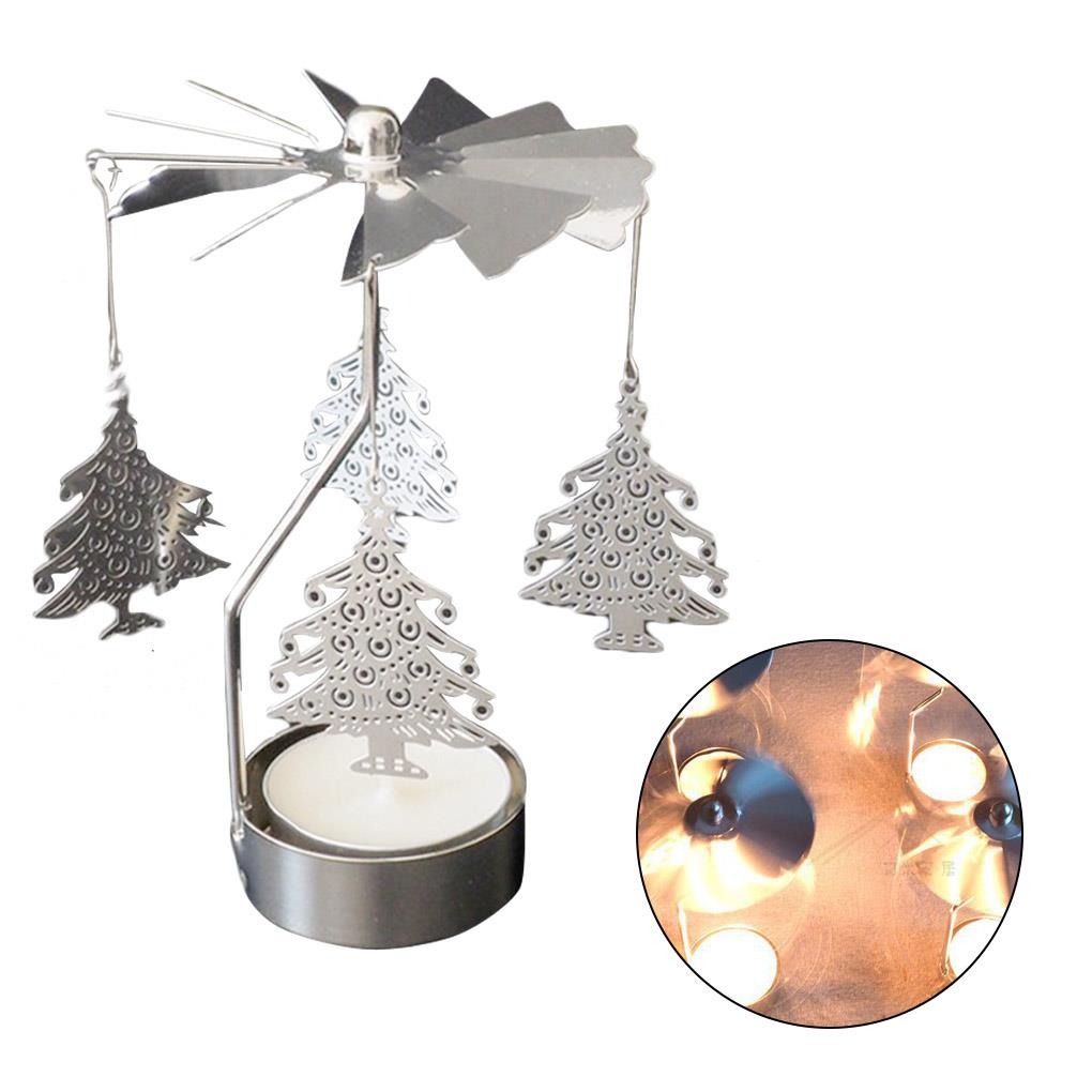Tea Light Carousel Rotary Tea Light Holder, Furniture & Home Living ...