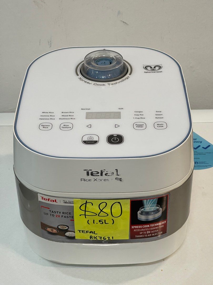 Tefal IH Express Rice Cooker (Wind Cooling)1.5L 8 cups RK7621 Condition 8/10 $80, TV & Home ...