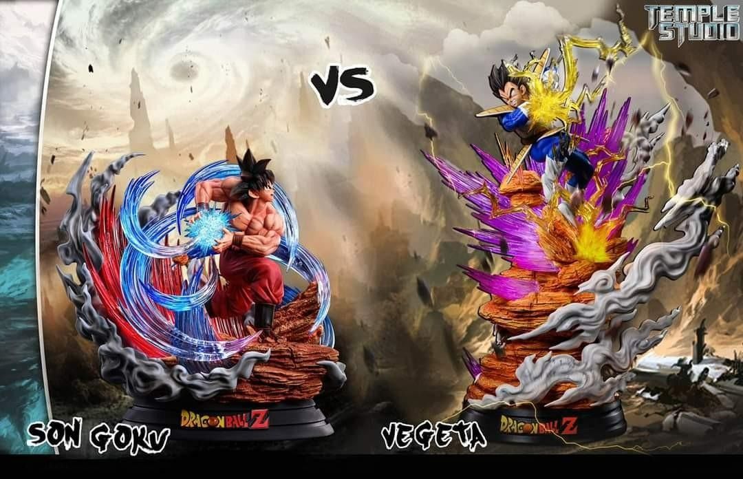 Temple Studio - Goku Vs Vegeta - Son Goku, Hobbies & Toys, Toys & Games ...