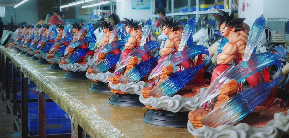 Temple Studio - Goku Vs Vegeta - Son Goku, Hobbies & Toys, Toys & Games ...