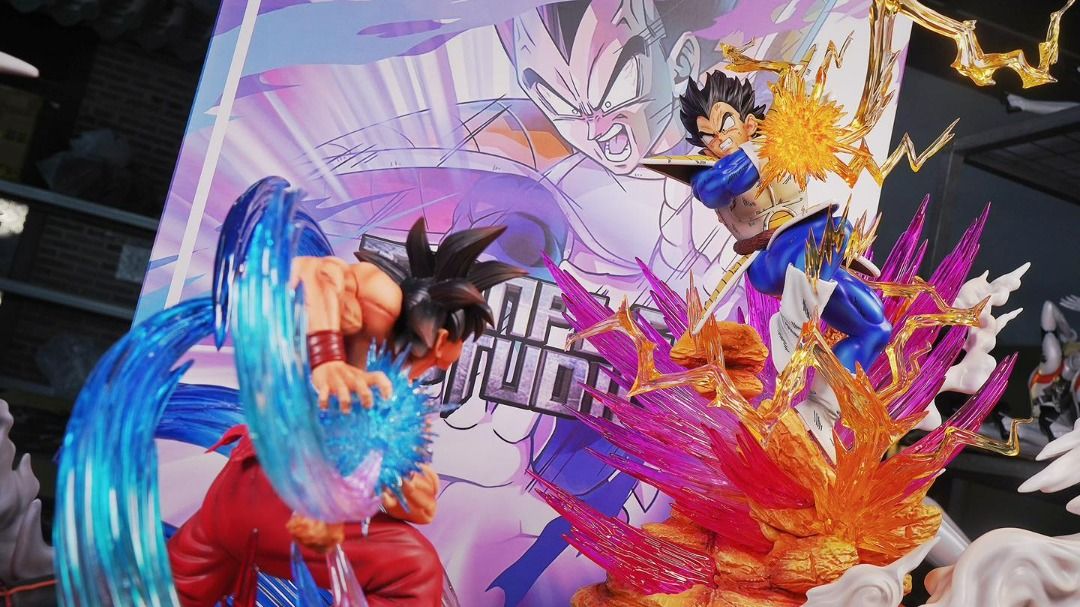Temple Studio - Goku Vs Vegeta - Son Goku, Hobbies & Toys, Toys & Games ...