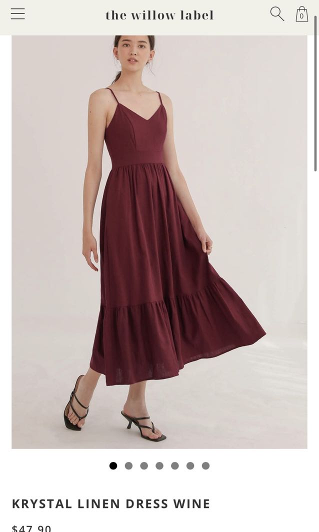 The Willow Label TWL Krystal Linen Dress, Women's Fashion, Dresses ...