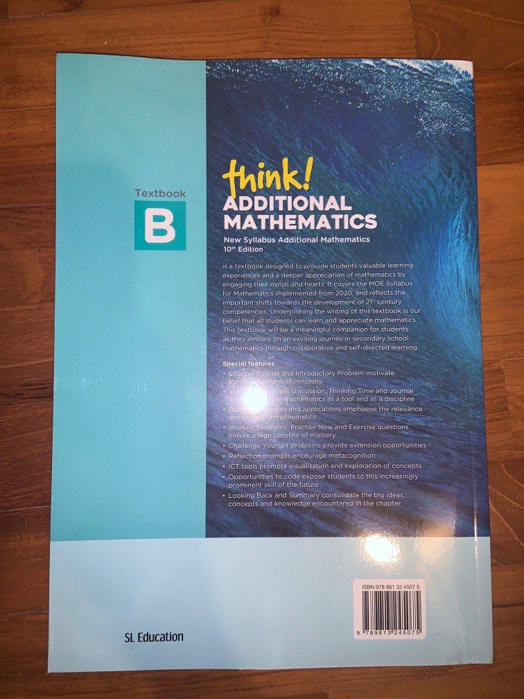 think! Additional Mathematics New Syllabus 10th Edition, Hobbies & Toys ...