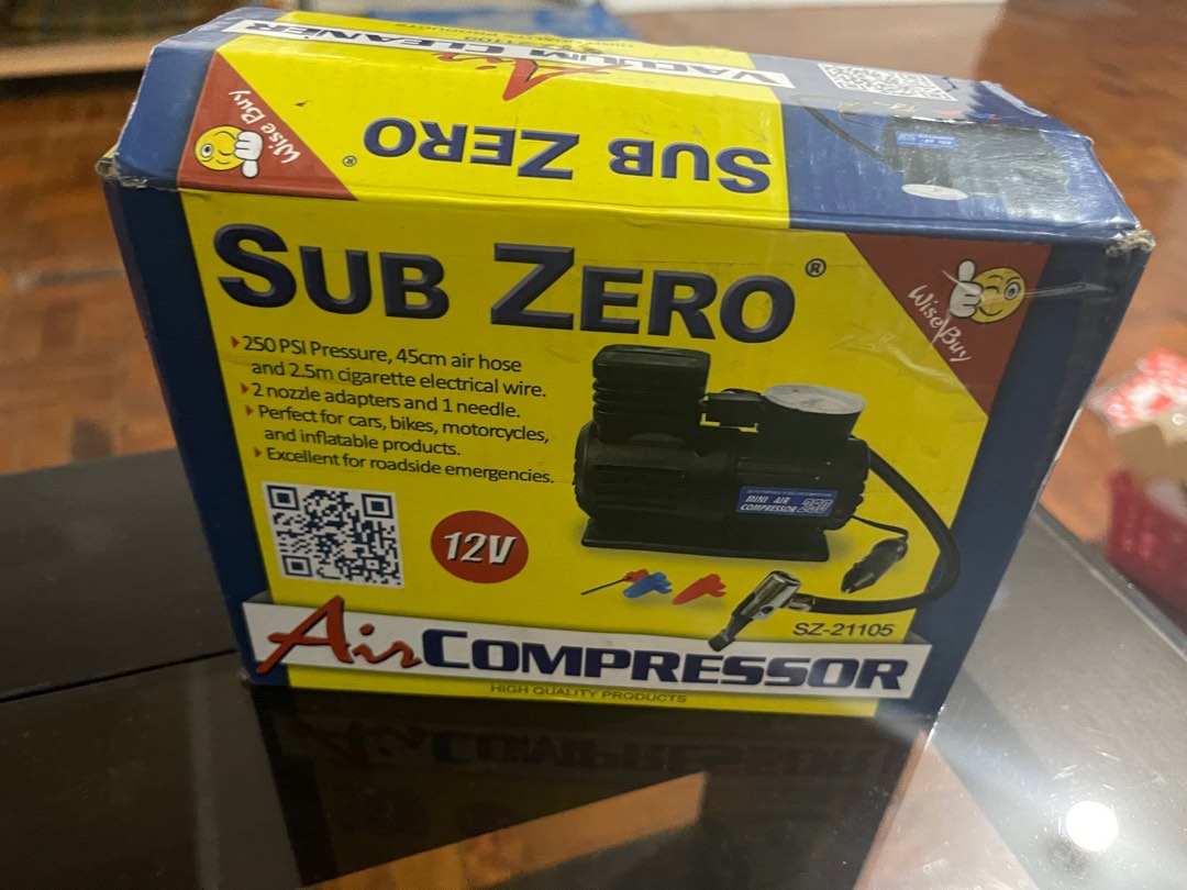 Tire Inflator Sub Zero, Car Parts & Accessories, Other Automotive Parts ...