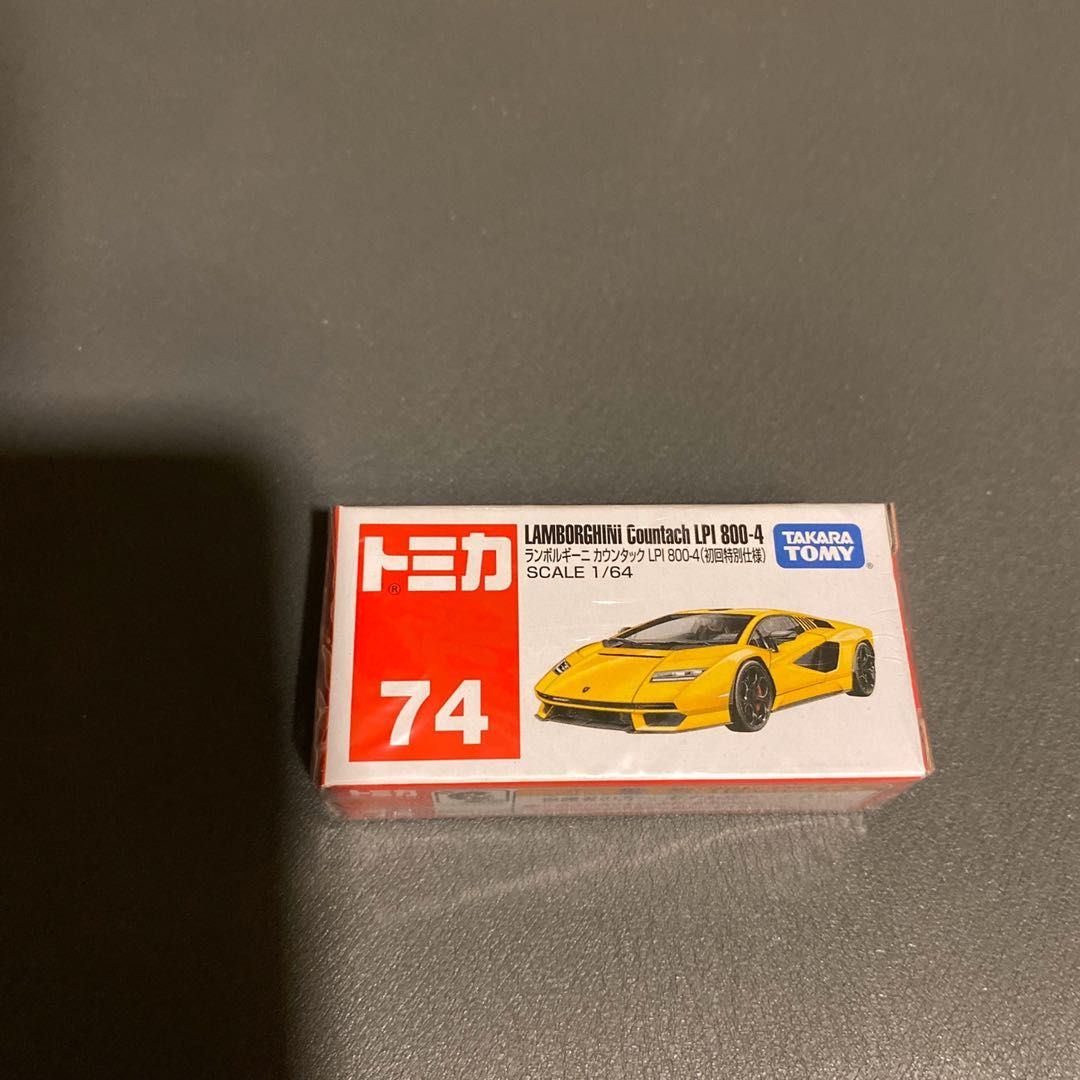 Tomica #74 Lamborghini Countach LPI 800-4 Yellow Special first color ...