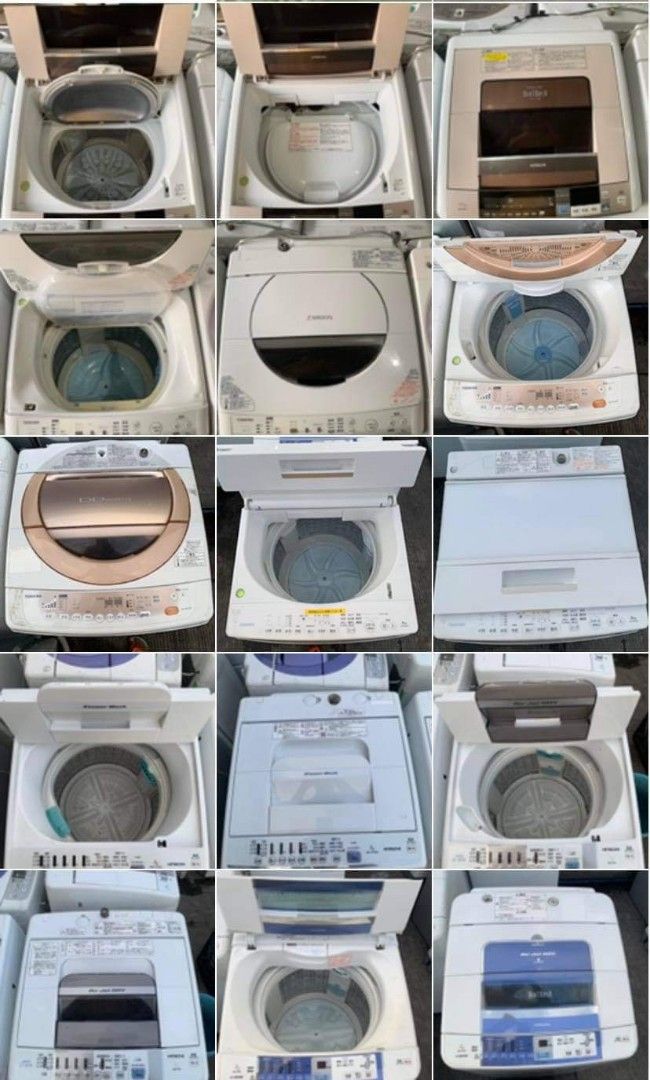 TOP LOAD Washing Machine (Made in Japan 110volts), TV & Home Appliances ...