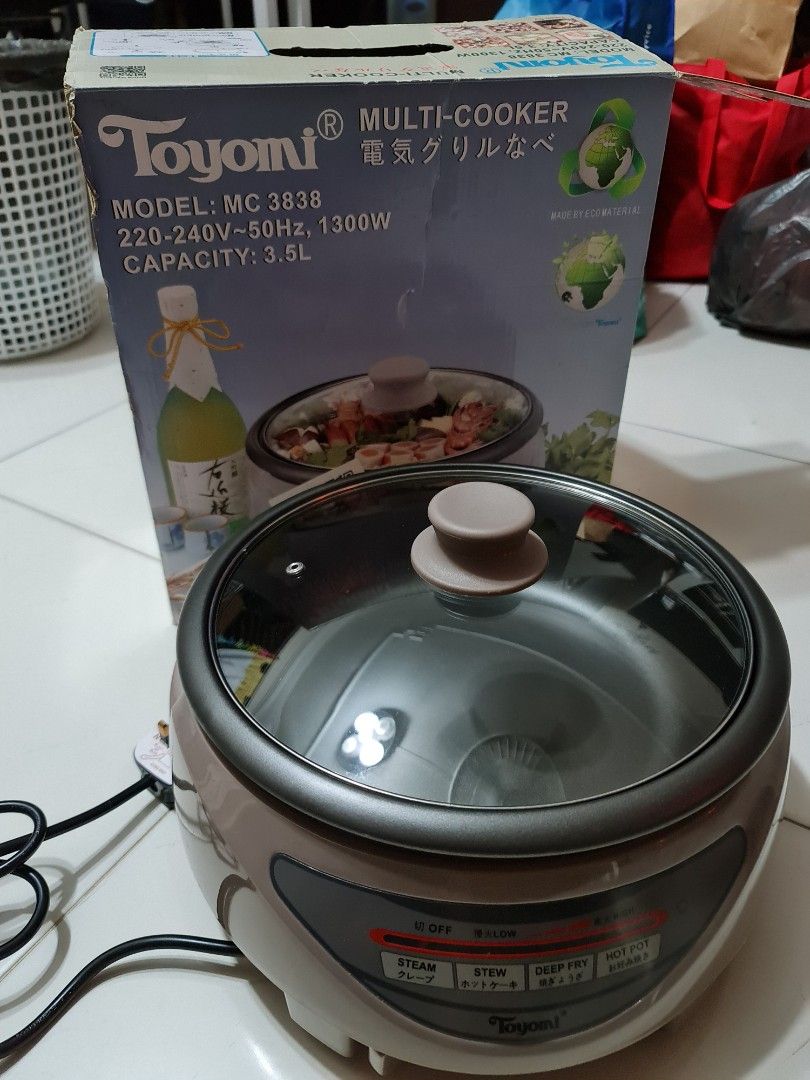 Toyomi Multi-cooker, TV & Home Appliances, Kitchen Appliances, Cookers ...