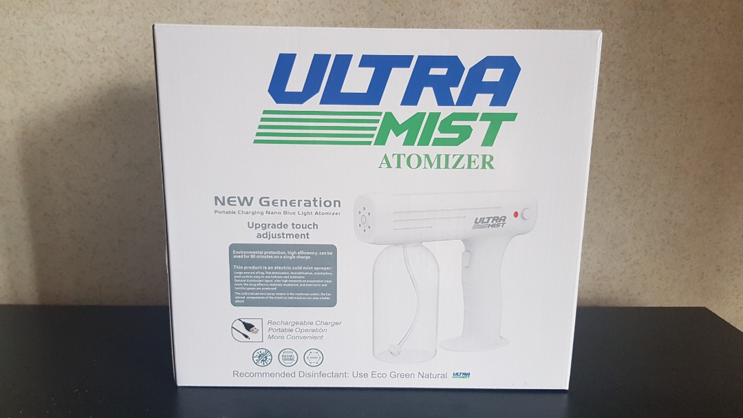 UltraMist Atomizer New Generation Portable Blue Light Sprayer - Cold ...