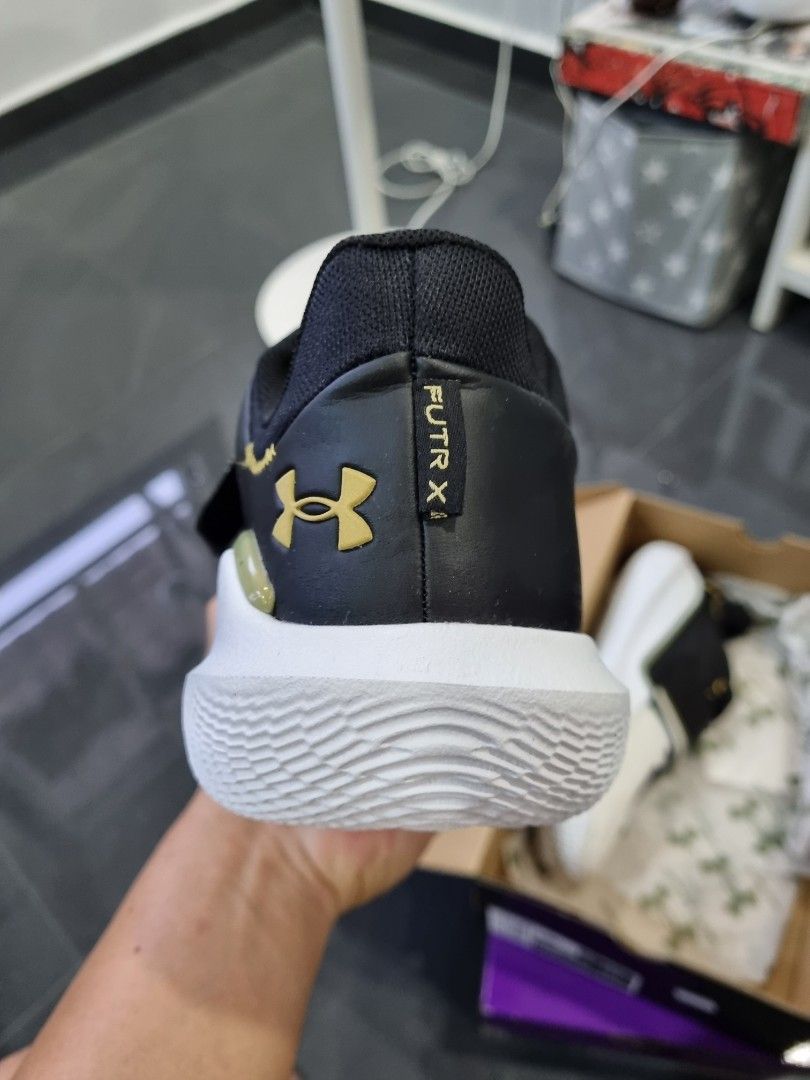 Under Armour Flow FUTR X, US9.5, Used, Men's Fashion, Footwear, Sneakers on Carousell