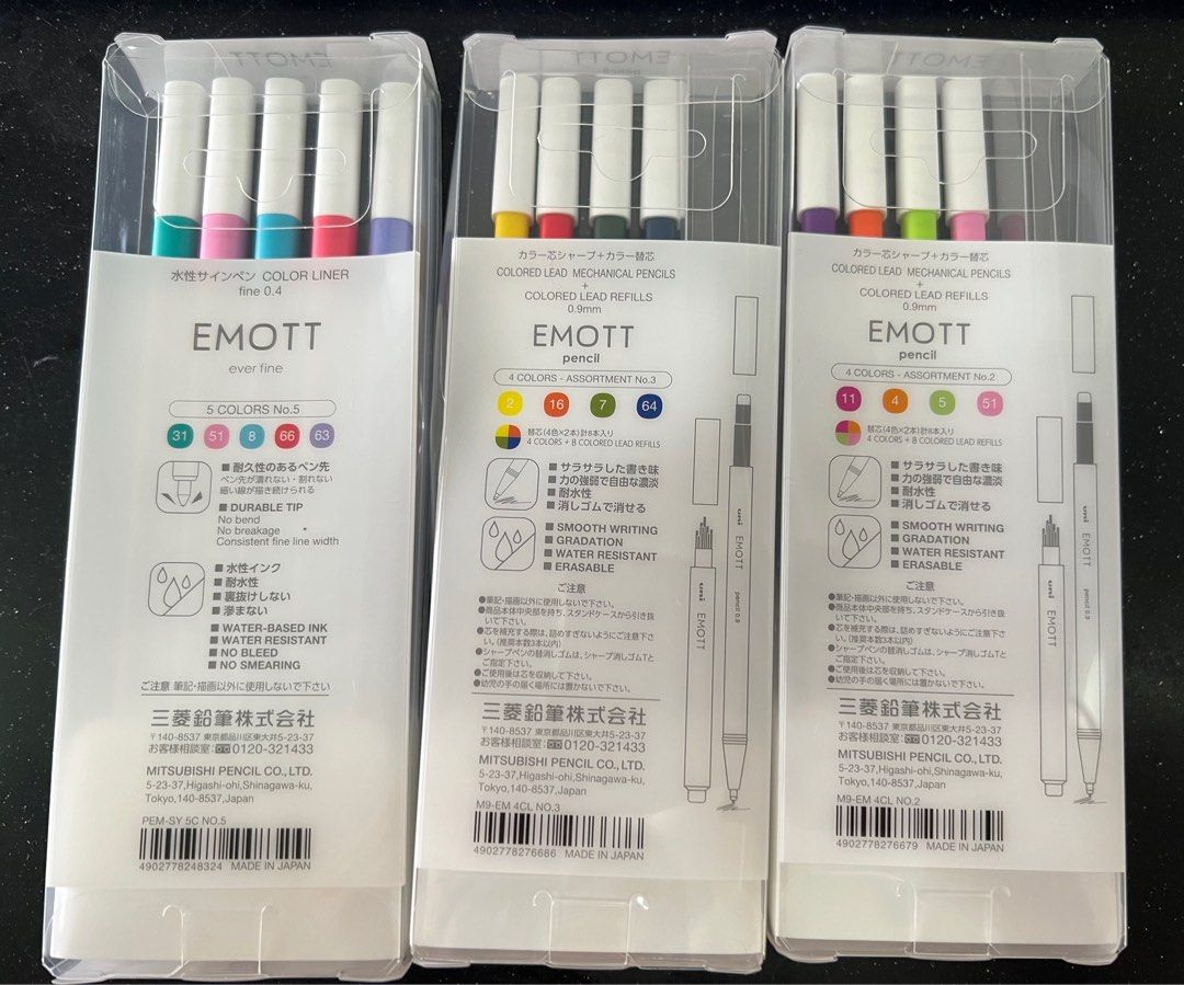 Uni EMOTT pen/pencil, Hobbies & Toys, Stationery & Craft, Stationery ...