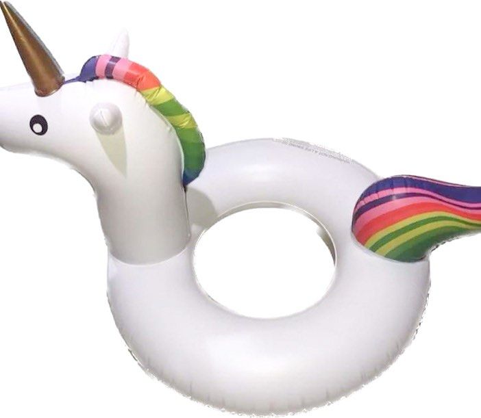 Unicorn Salbabida Floater, Hobbies & Toys, Travel, Travel Essentials ...