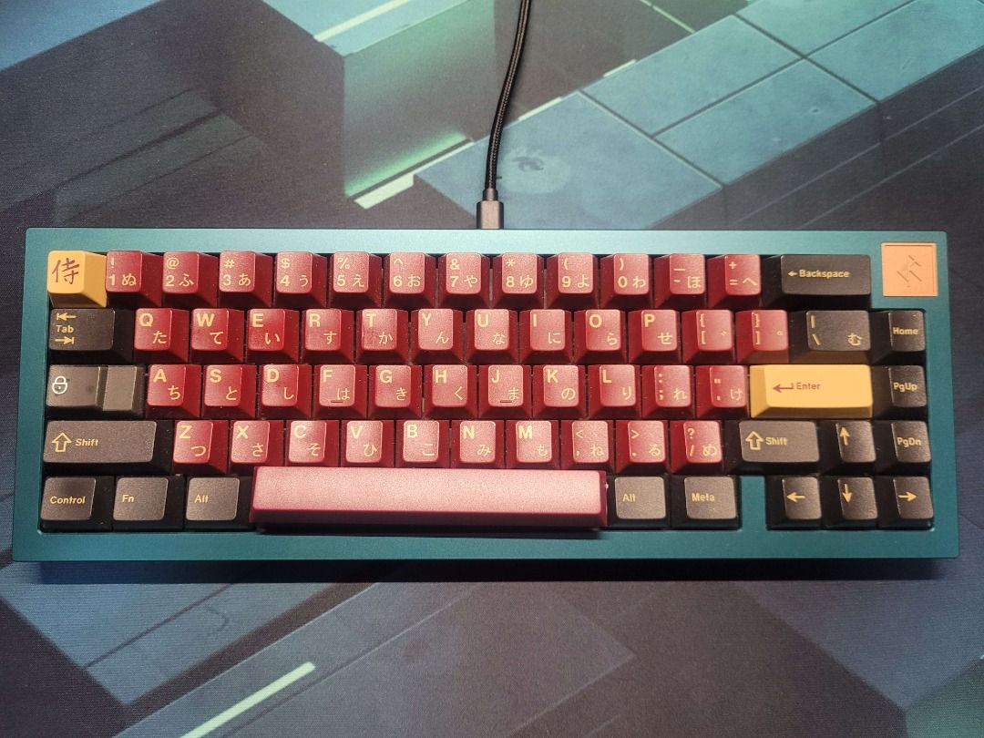 USED 65% ORIGINAL Redsuns GMK Red Samurai Keycap Set, Computers & Tech ...