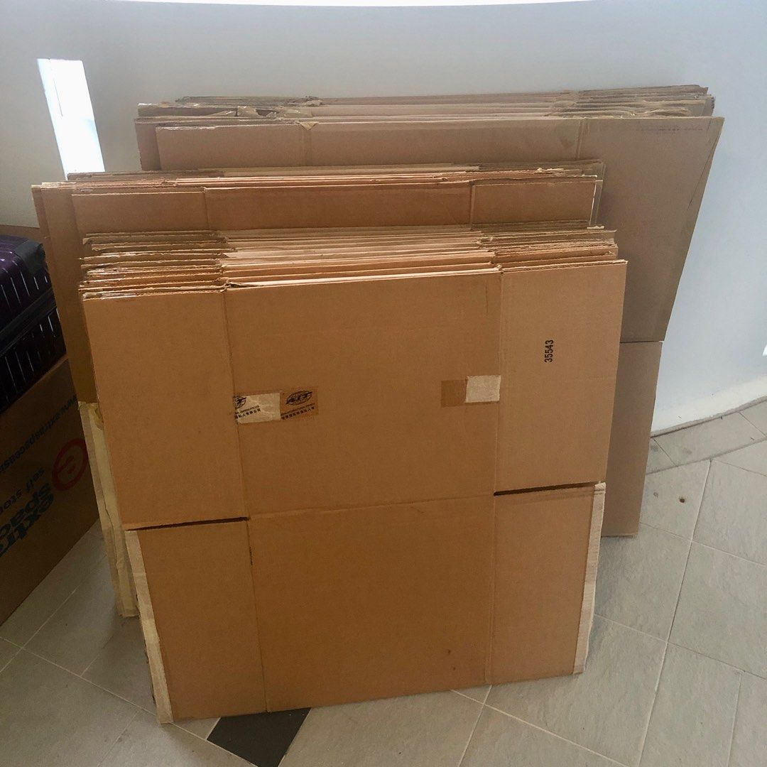 Used Carton Boxes for House Moving Recycling, Furniture & Home Living ...