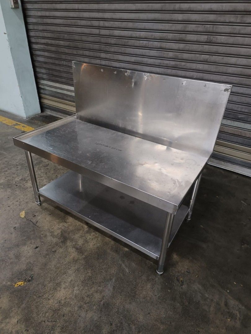 Used stainless steel table / stove table / low table for cooker ...