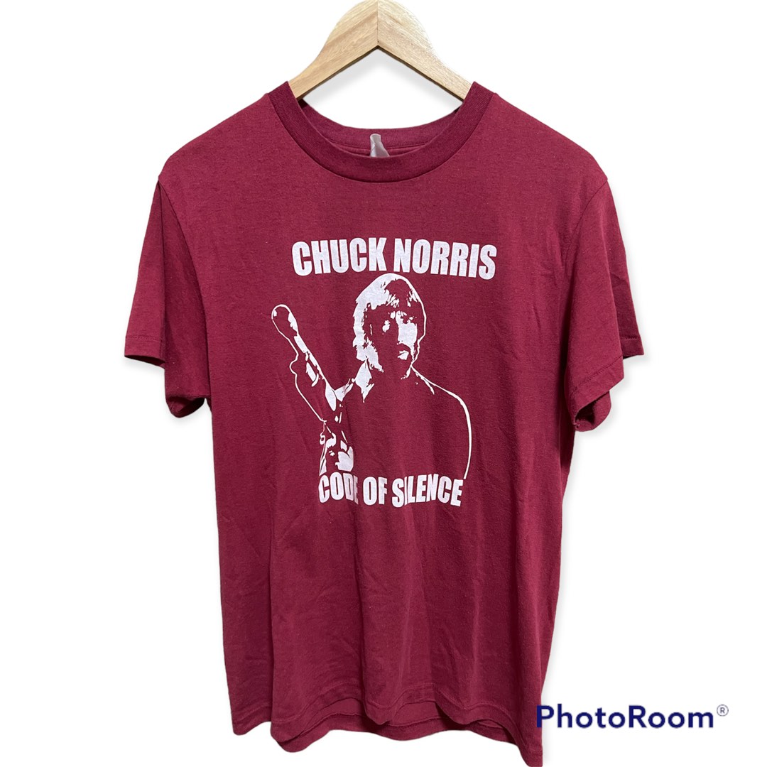 Vintage chuck norris 1985 tee, Men's Fashion, Tops & Sets, Tshirts ...