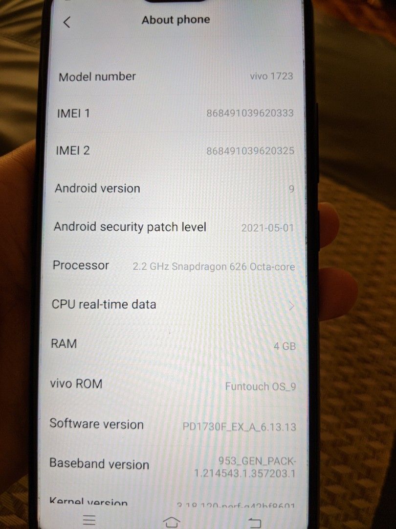 Vivo V9 64gb no issues unit only, Mobile Phones & Gadgets, Mobile Phones, Android Phones, Vivo ...