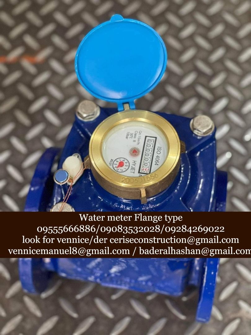 Water meter Flange type, Commercial & Industrial, Construction Tools ...