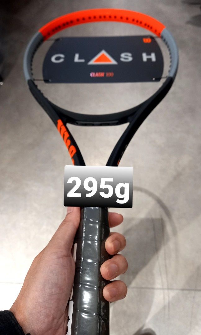 Wilson Clash 100 v1.0 295g, 運動產品, 運動與體育, 運動與體育 - 球拍和球類運動 - Carousell