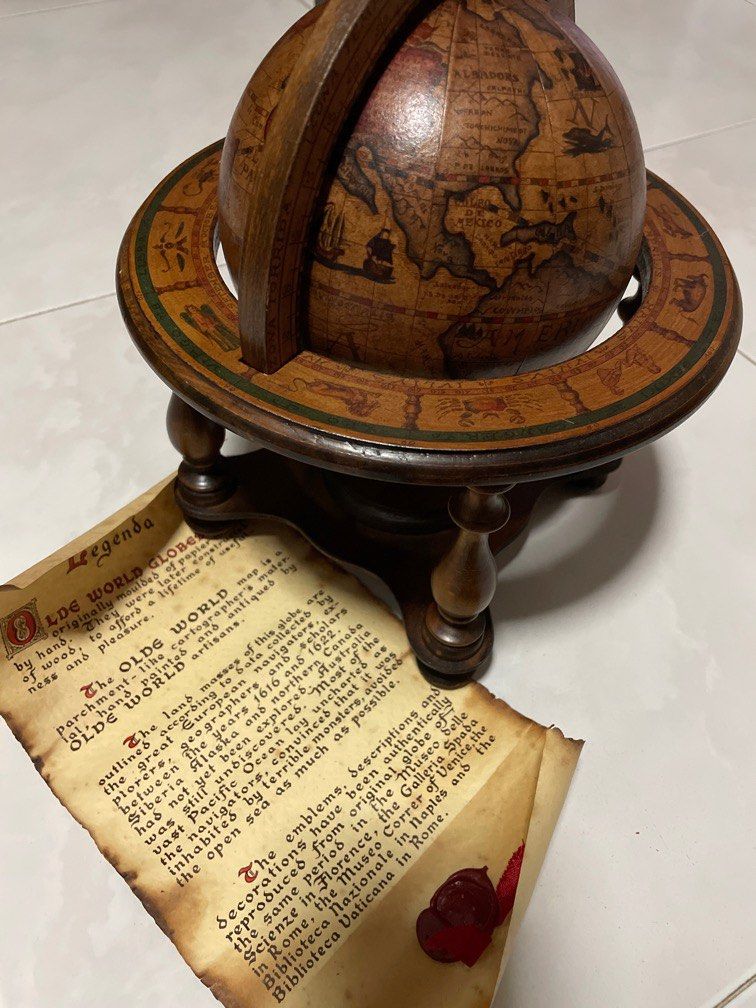 Vintage World globe, Furniture & Home Living, Home Decor, Other Home ...