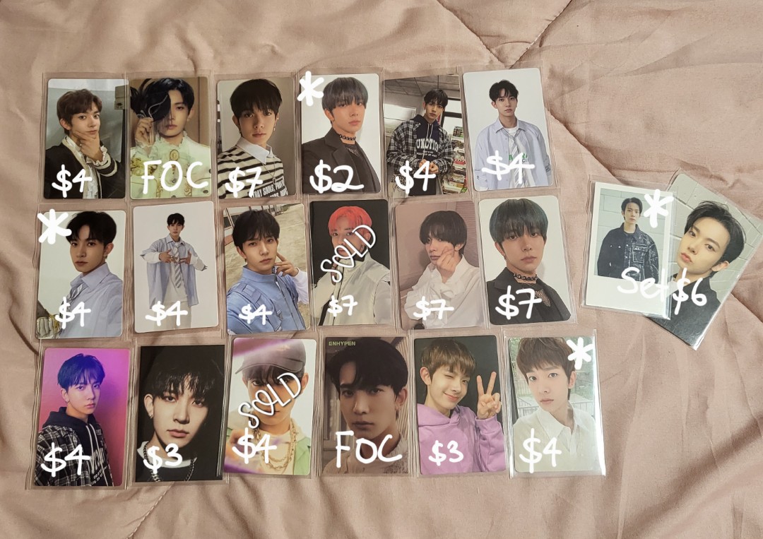 wts enhypen heeseung pcs, Hobbies & Toys, Memorabilia & Collectibles, K ...
