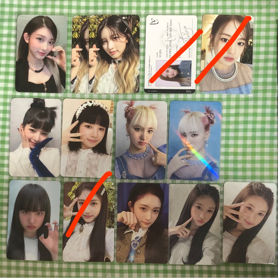 wts ive eleven love dive after like photocards gaeul yujin rei wonyoung liz leeseo, Hobbies ...