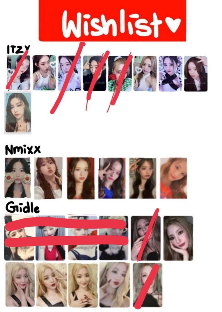 Wts/ wtt gidle nmixx newjeans itzy ive stray kids TXT Le sserafim, Hobbies & Toys, Memorabilia ...