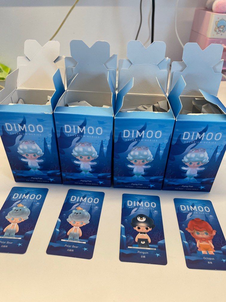 WTT/WTS Popmart Dimoo Aquarium Penguin/Octopus, Hobbies & Toys, Toys ...