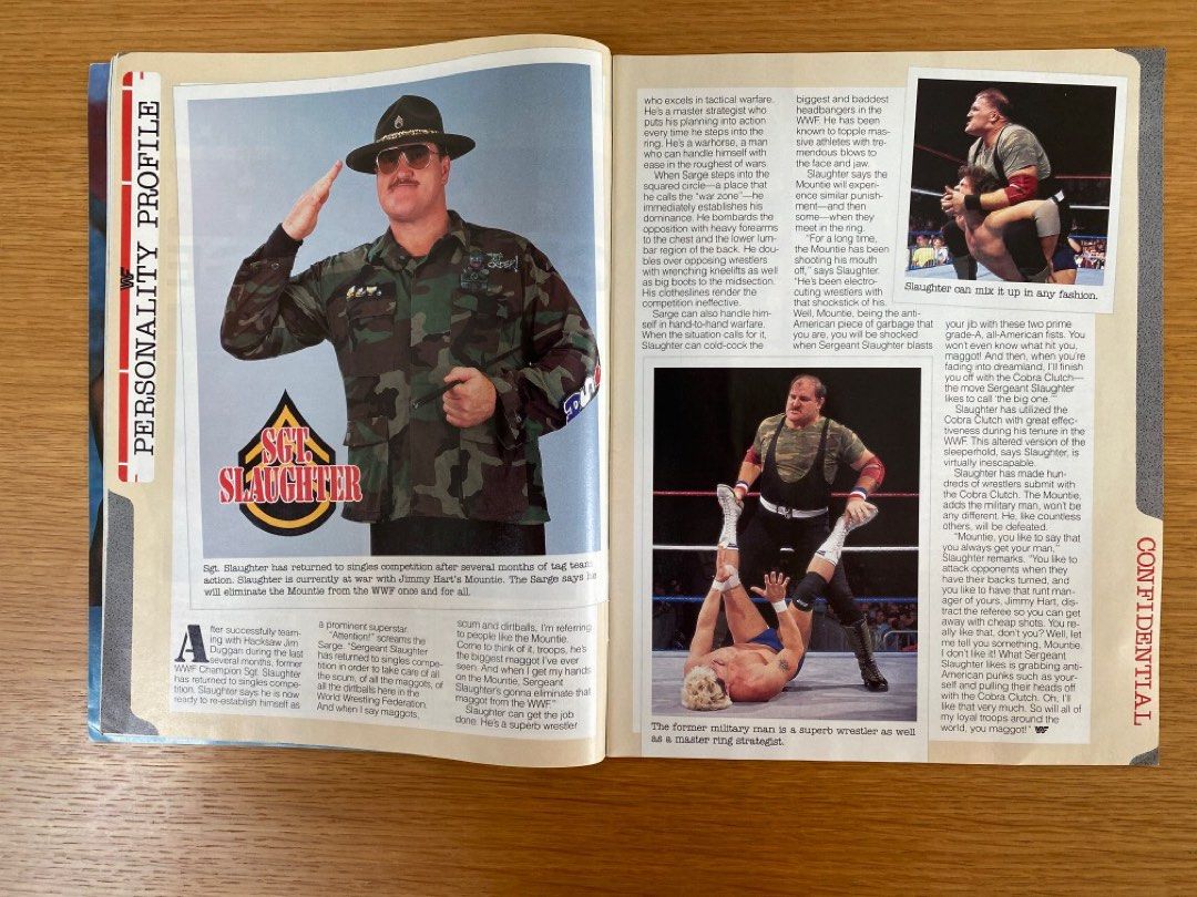 WWF Wrestling Magazine (1992 Ultimate Warrior cover) - WWE vintage ...
