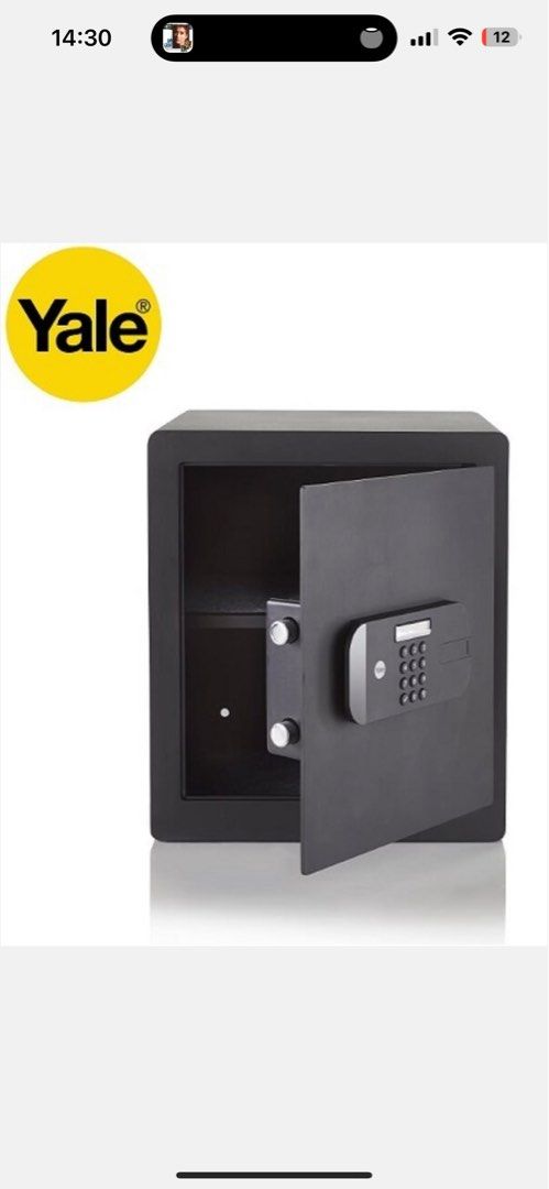 Yale High Security Safe, Furniture & Home Living, Security & Locks ...