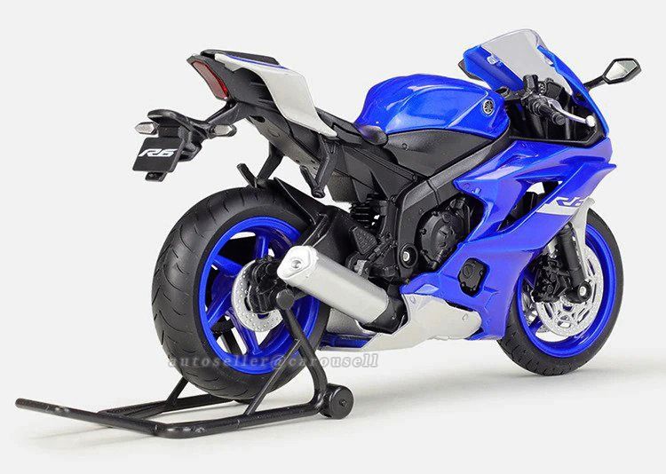 Yamaha 2020 YZF-R6 (1:12) Diecast Metal Collection Motorcycle Model ...