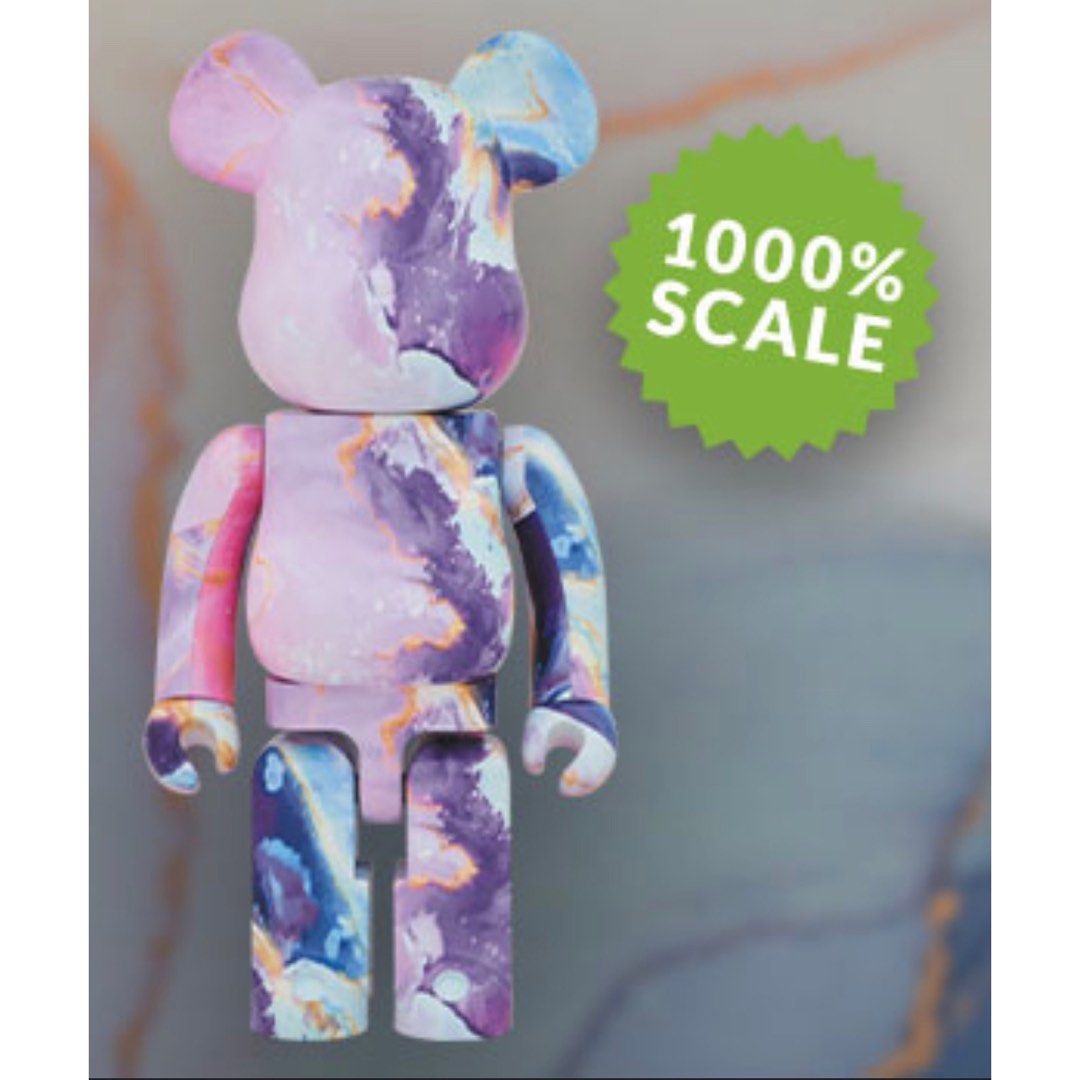 1000% Bearbrick Marble, Hobbies & Toys, Toys & Games on Carousell