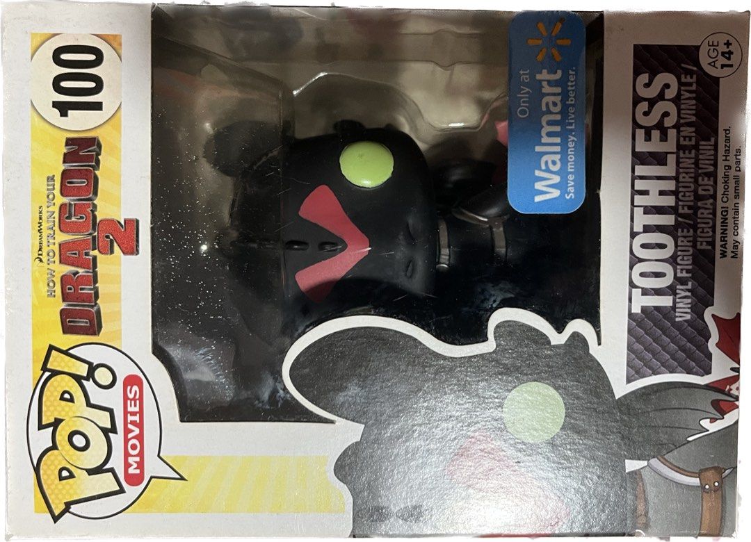 #100 Funko Pop How to Train Your Dragon Toothless (Racing Stripes ...