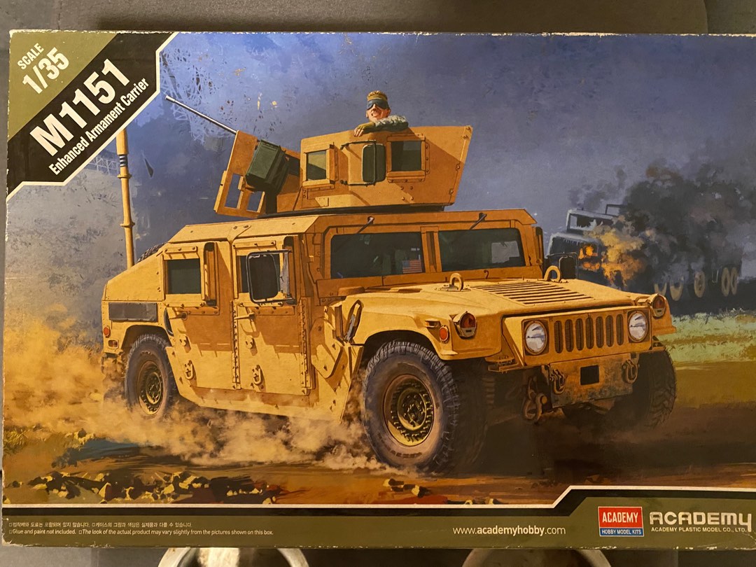 1/35 Academy Up Armoured Humvee, Hobbies & Toys, Toys & Games on Carousell